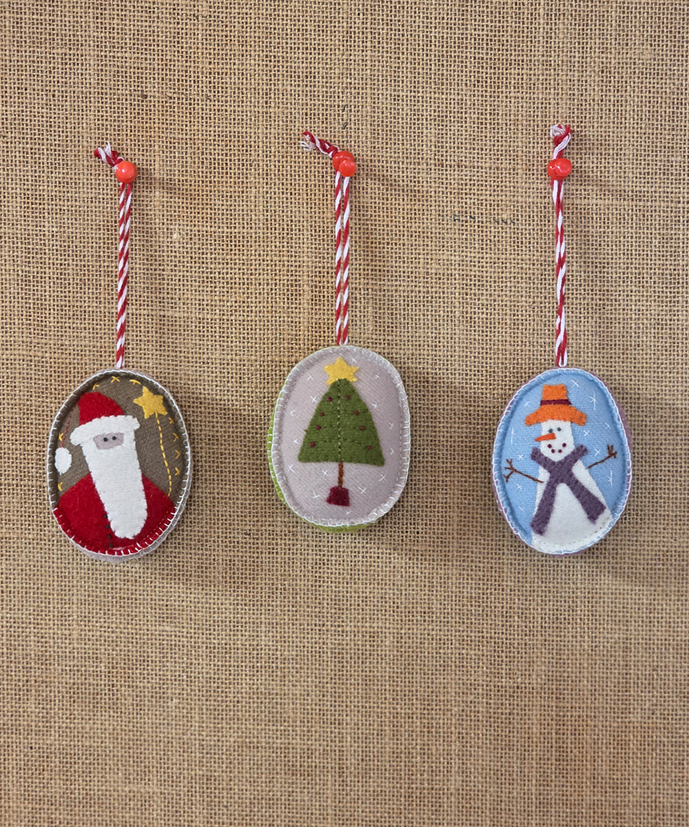 Snowman and Santa Decorations - Pattern – The Country Yard
