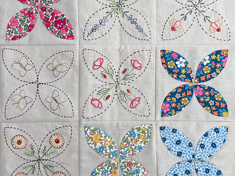 Jardin de Poche Quilt - Cottage Garden Threads & Veronique's Design ...